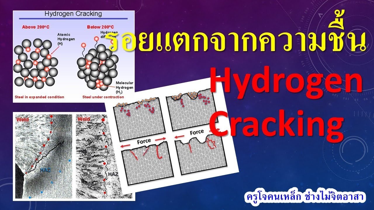 รอยแตกจากความชื้น Hydrogen Cracking สาเหตุ และวิธีป้องกัน - YouTube