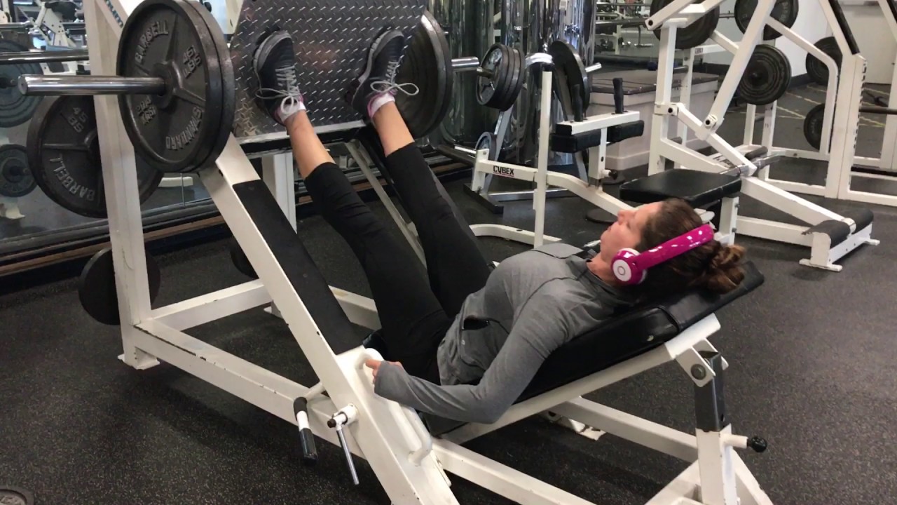 Leg Press 45 Angle - YouTube