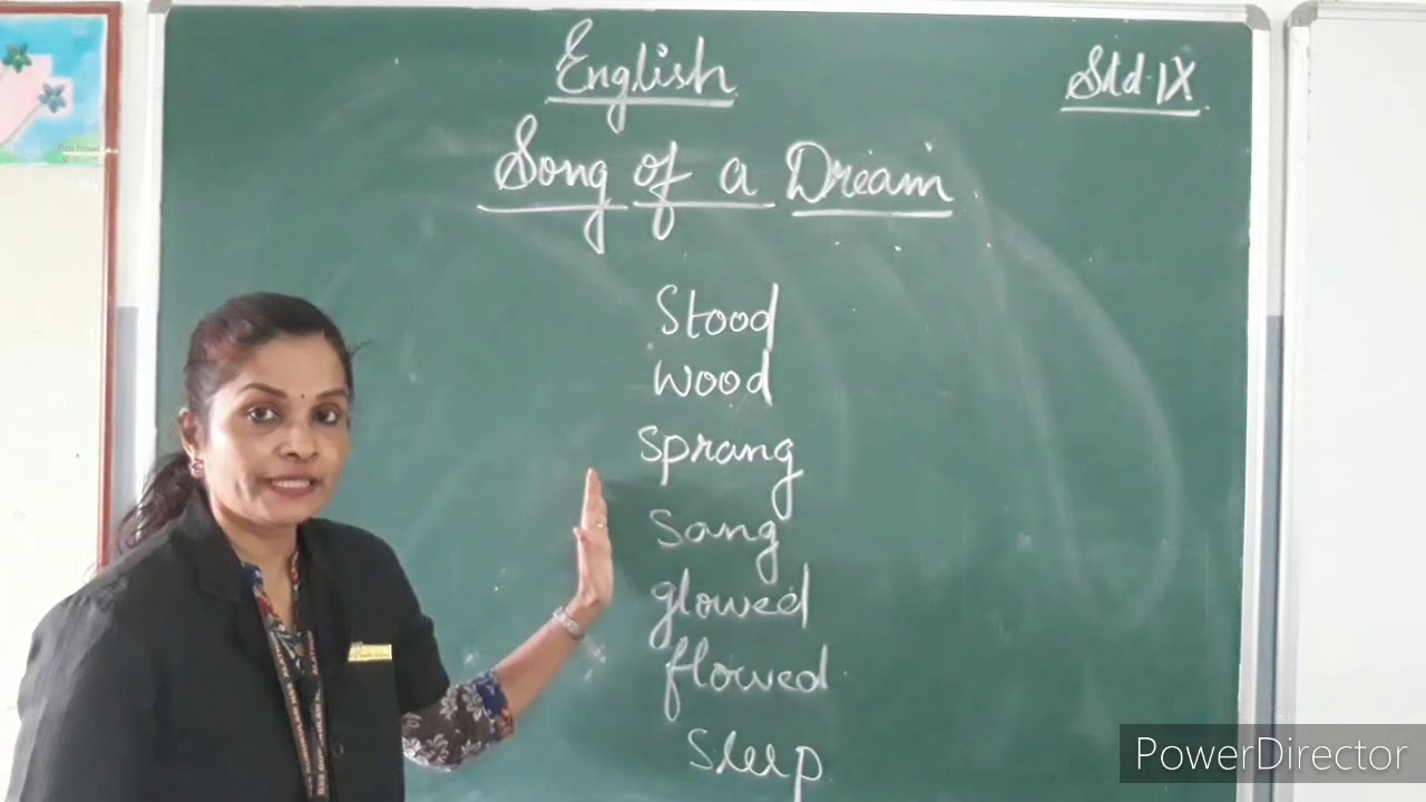 Class 9 English Unit 2 Chapter 2 - Song of a Dream - YouTube