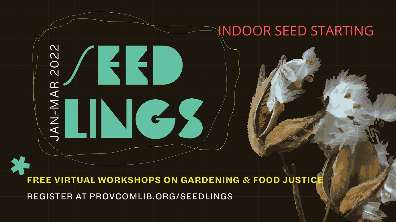 Indoor Seed Starting with URI Master Gardener Sue Scotti - YouTube