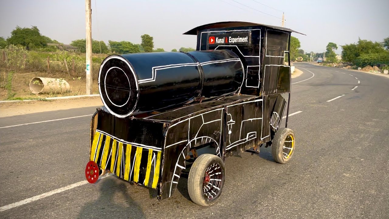 We made Mini Stem TRAIN ENGINE I home made Mini train ️‍🔥🚧🚀I - YouTube