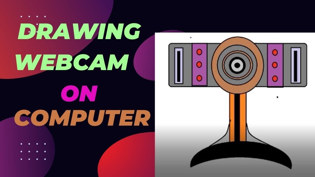 How to drawing webcam Logo on computer |Draw webcam, Drawing Ms Paint ...