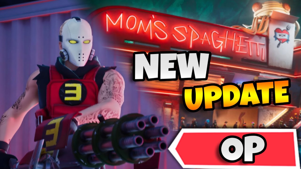 🔴*NEW* FORTNITE EMINEM UPDATE OUT NOW! (Minigun, Spaghetti Grotto POI ...