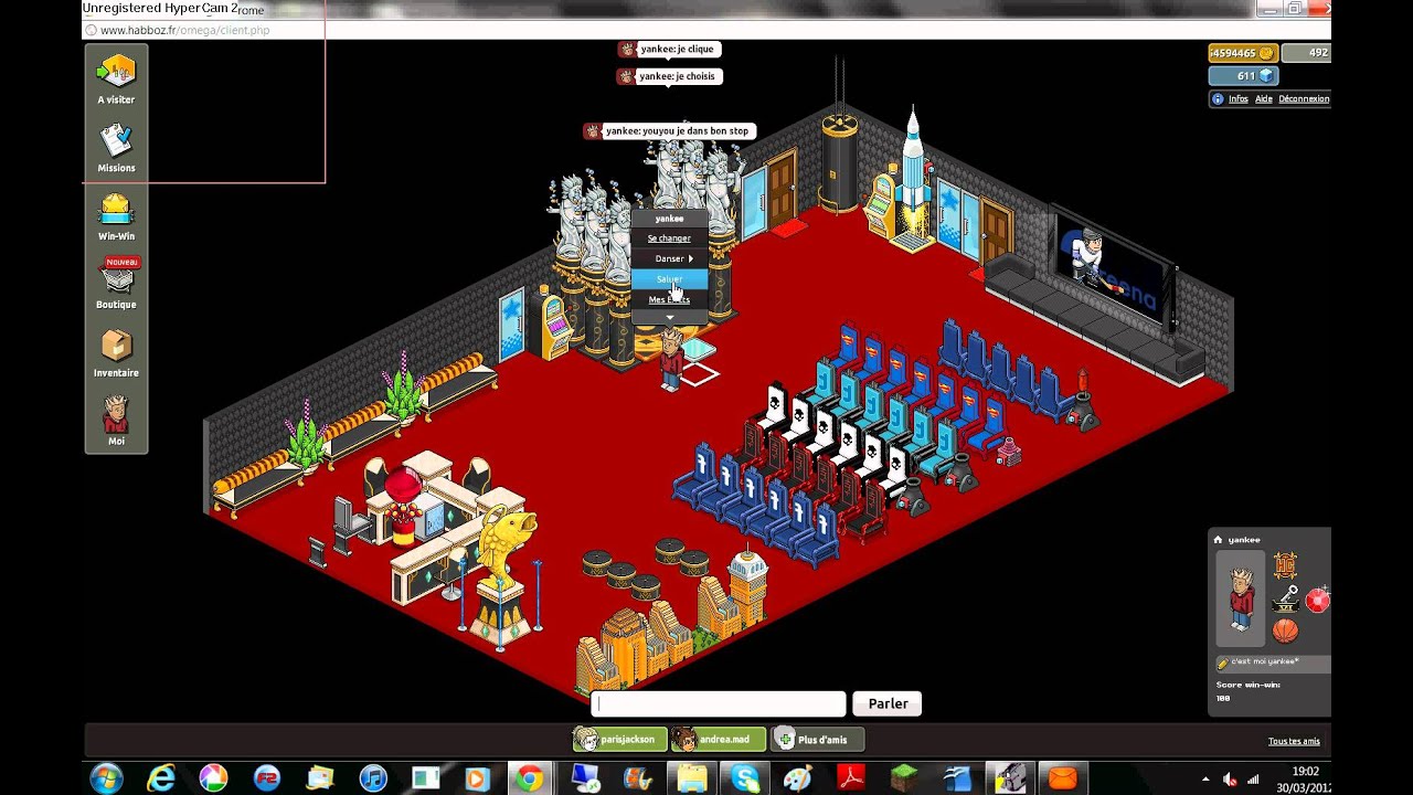 comment utiliser les options sur habboz? - YouTube