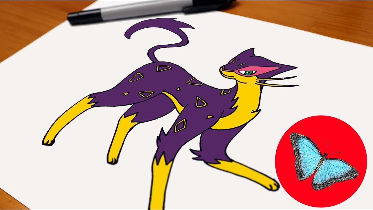 How To Draw Pokemon - Liepard Easy Step by Step - YouTube