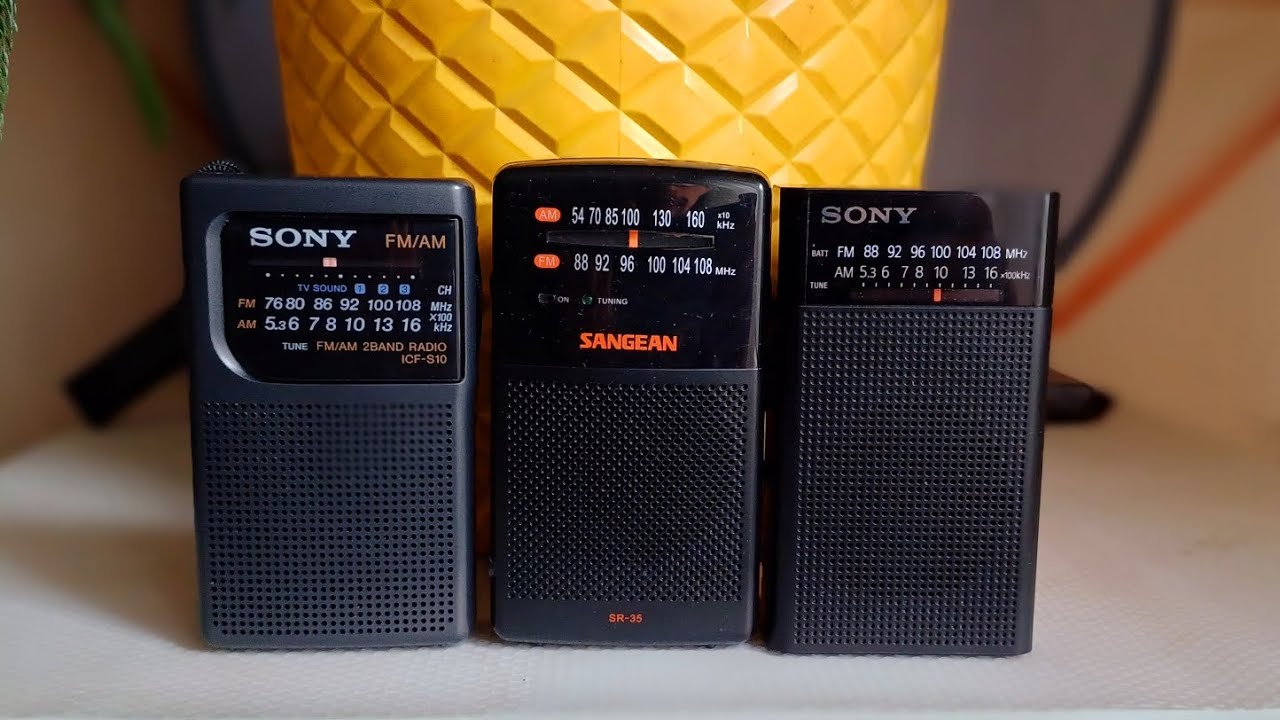 Sony ICF S10 Sangean PR-35 Sony ICF P26 Medium Wave Comparison - YouTube
