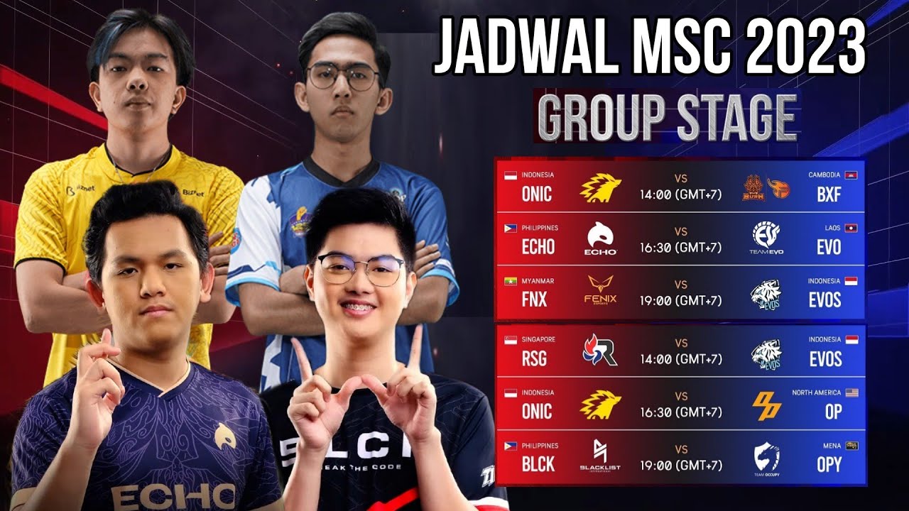 JADWAL MSC 2023 MOBILE LEGENDS | HARI INI SABTU 10 JUNI 2023 - YouTube