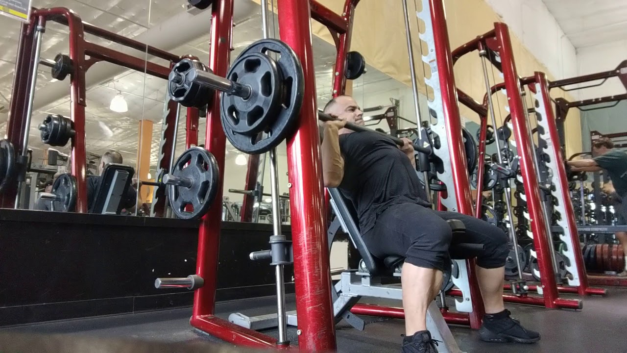 Steep Incline Press - YouTube