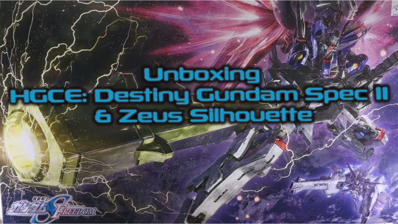 HGCE: Destiny Gundam Spec II & Zeus Silhouette - YouTube