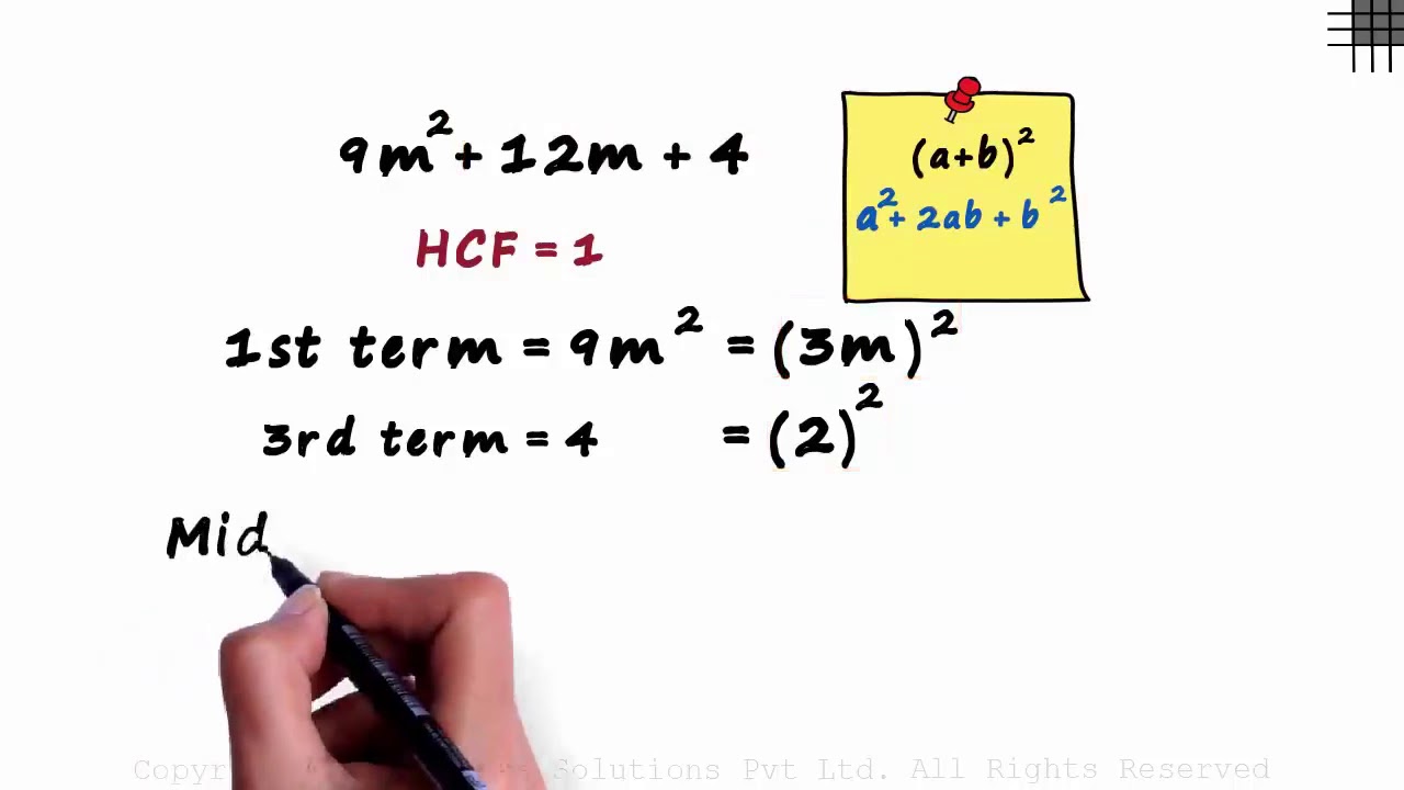 How do we Factorise Polynomials using Identities Part 1 - YouTube