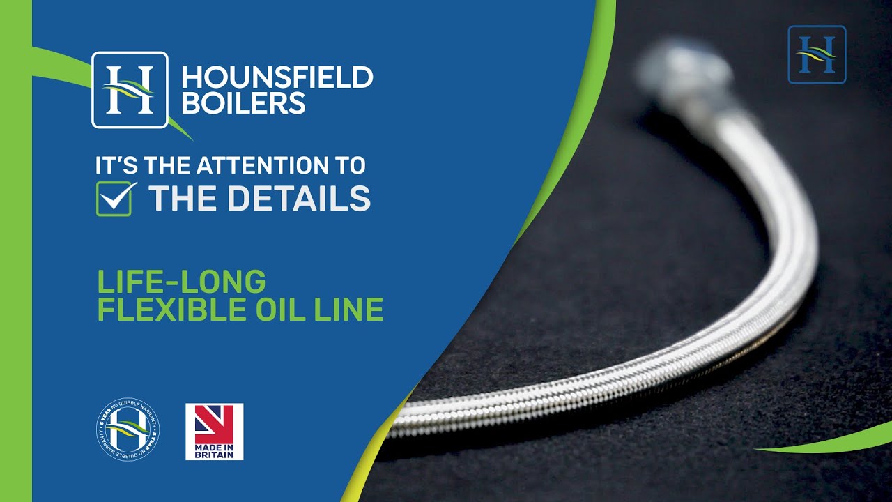 Life Long Flexible Oil Line | HOUNSFIELD BOILERS LTD - YouTube