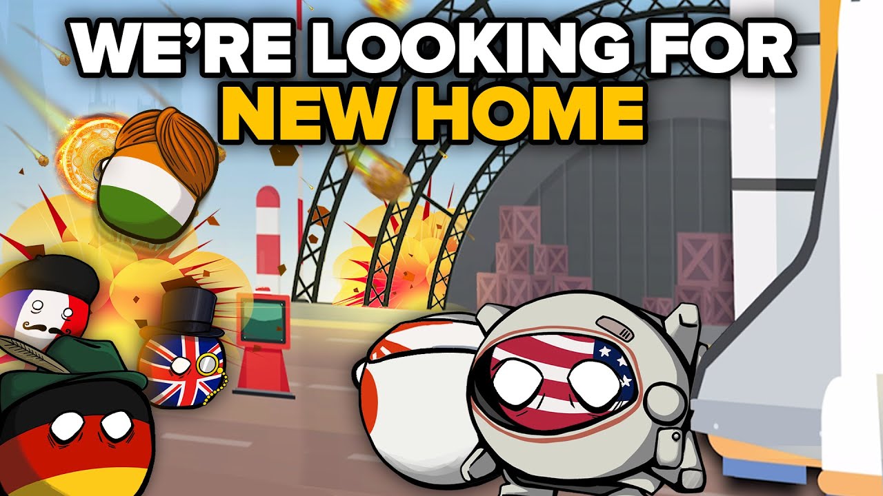 We need to look for a new home... | Countryballs Animation - YouTube
