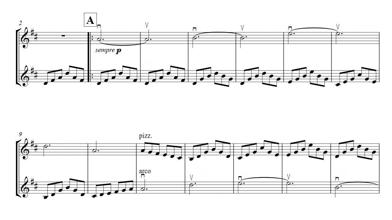 5 String Duets for Beginner Violin - YouTube