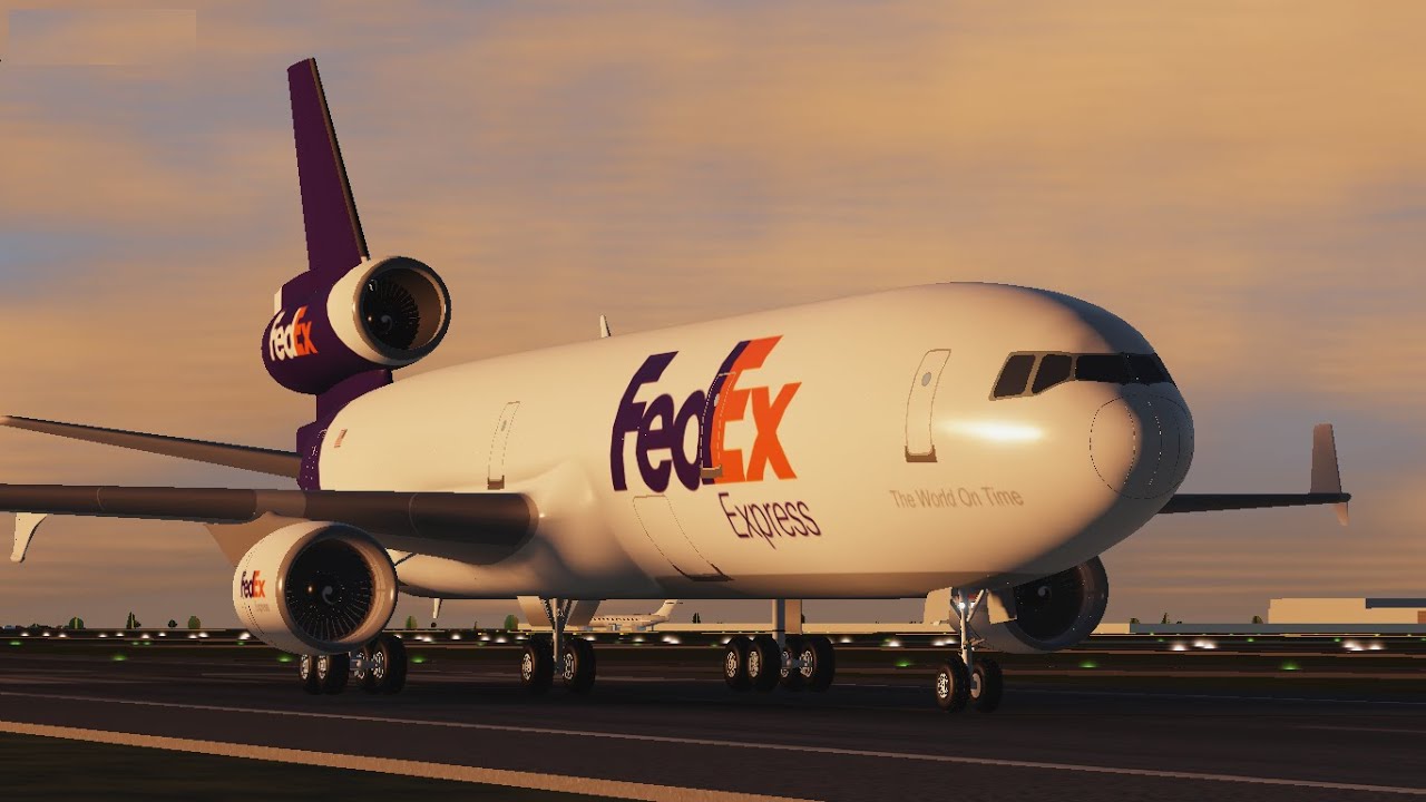 FedEx MD11 Taking off at Gatwick Airport [Project Flight] - YouTube