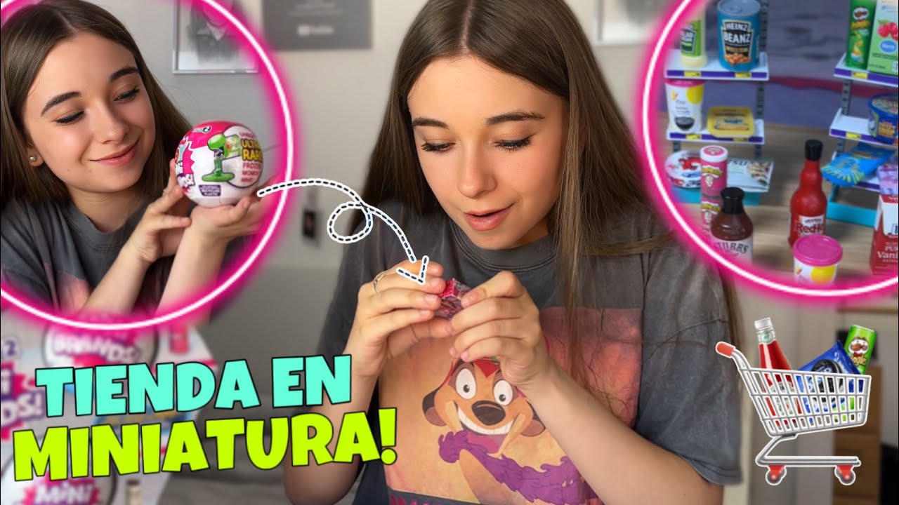 TIENDA en MINIATURA de MINI BRANDS!!💕TODA MI COLECCIÓN - YouTube