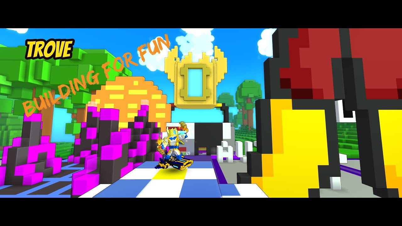 TROVE building for fun - YouTube