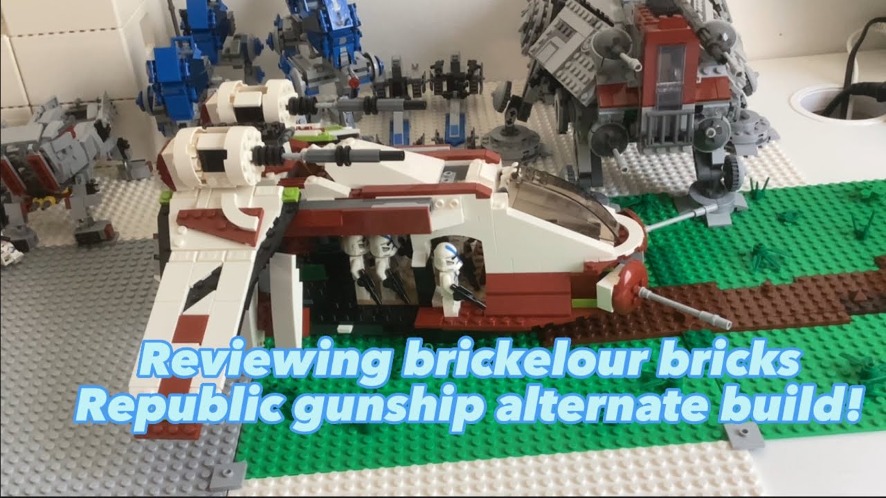 Showing @bricoleurbricks republic gunship alternate build using two ...