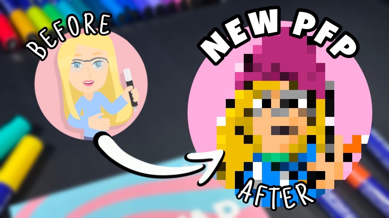 DRAWING my NEW Profile Picture with Arrtx Simptap Markers! (GIVEAWAY ...