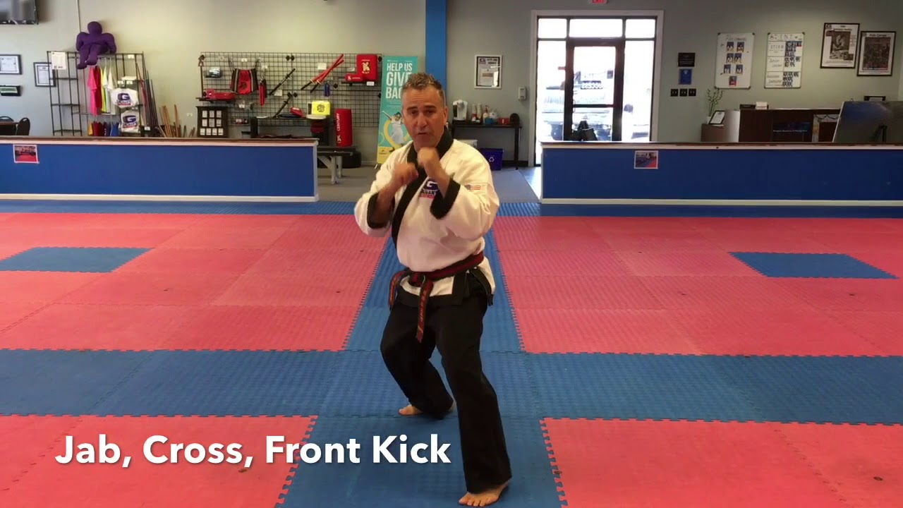 Jab, Cross, Front Kick - YouTube