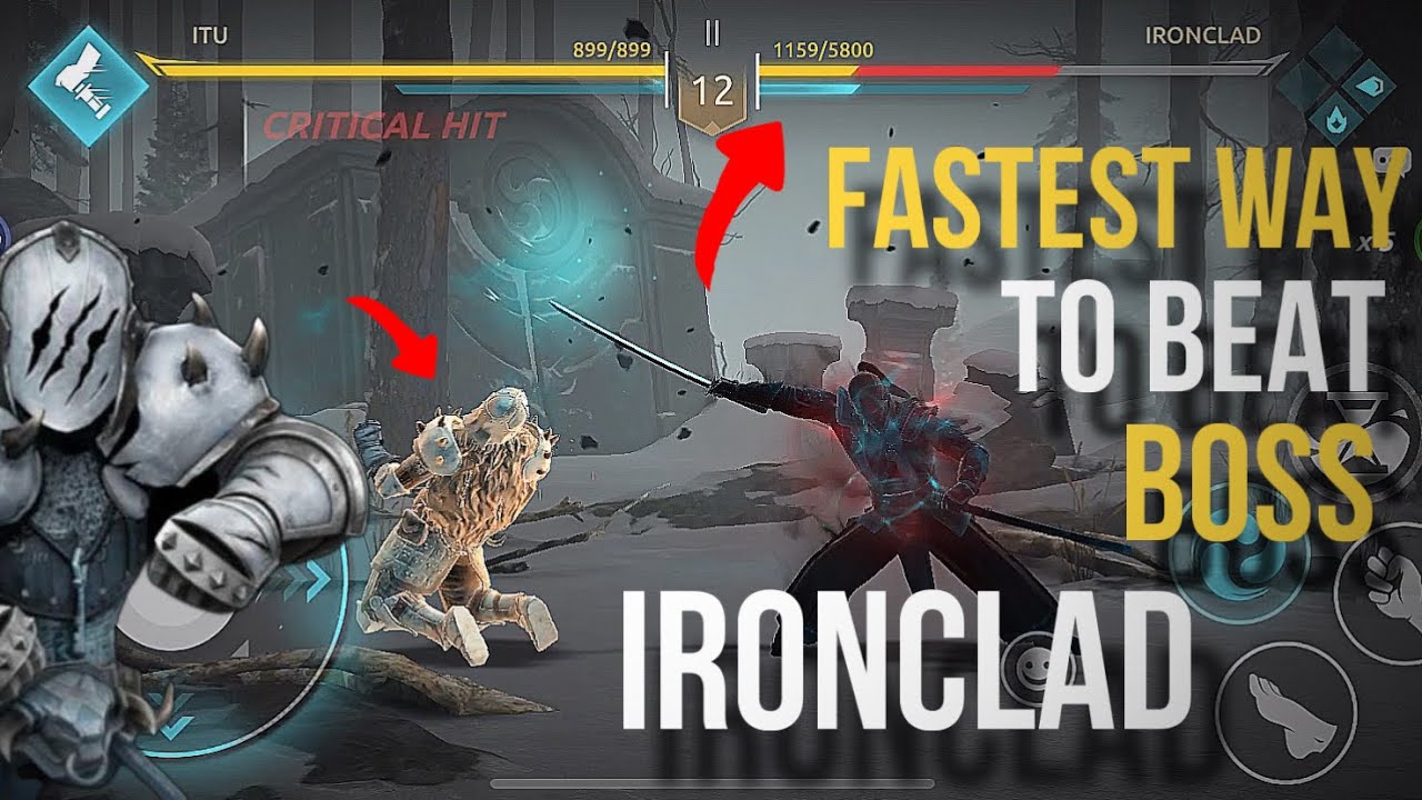 How To Beat Boss Ironclad Using The Fastest Ways In Story Mode | Shadow ...