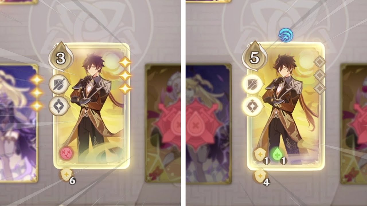 Zhongli Shield is Something Different | Zhongli Gameplay Genius Invocation TCG Genshin Impact ...