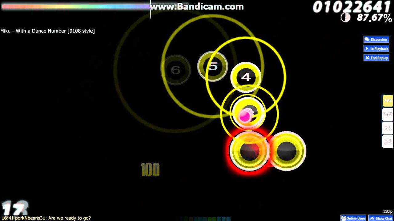 osu! Hatsune Miku - With a Dance Number (0108 style) - YouTube