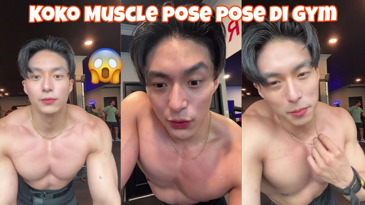 Abang manis berbadan muscle live gym bersama cowok-cowok keren, sempurna! - YouTube