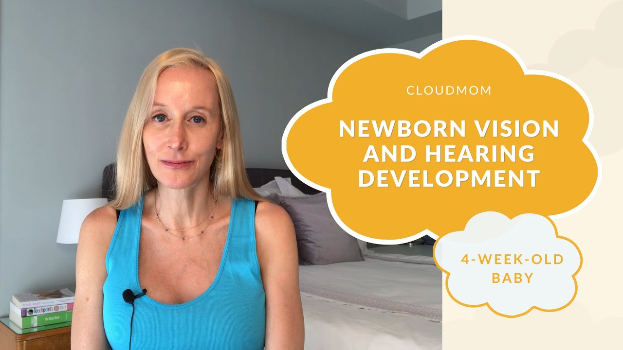4-Week-Old Baby: Newborn Vision and Hearing Development - YouTube