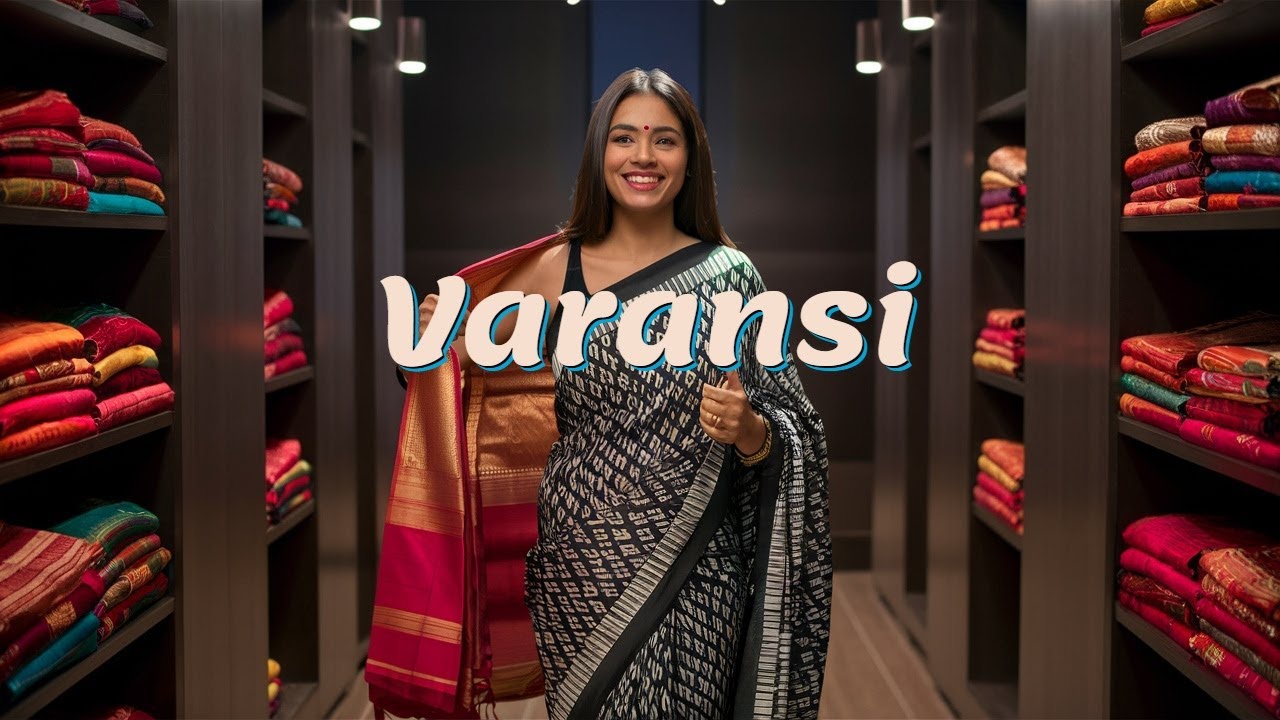 Inside Varanasi's Most Luxurious Saree Shop (Laxmi Textiles) - YouTube