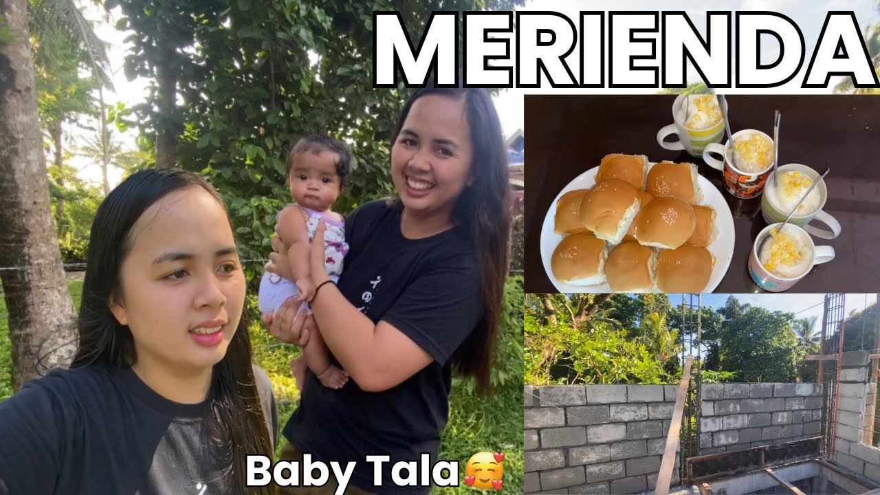 EGG SANDWICH AT MAIS CON YELO FOR MERIENDA | MATAAS NA ANG ASINTADA|NAKAKATUWA SI BABY TALA|vlog ...