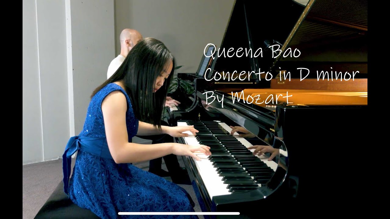 Queena Bao plays Concerto in D minor, 3rd movement by Mozart - YouTube