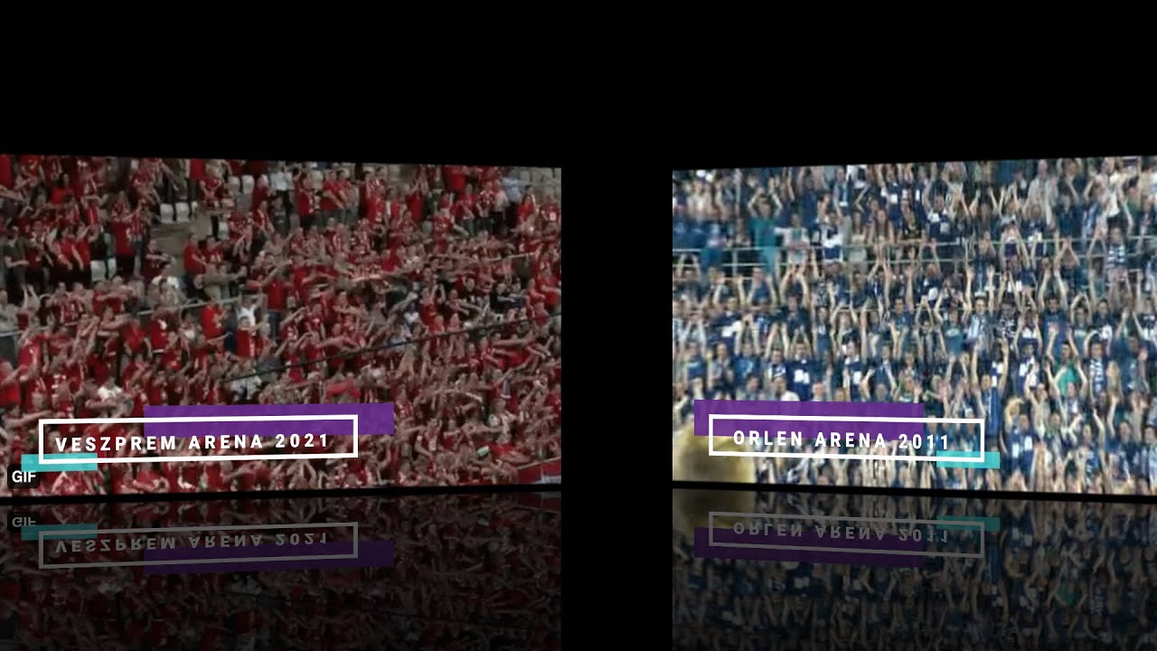 VESZPREM ARENA 2021 vs ORLEN ARENA 2011 - YouTube
