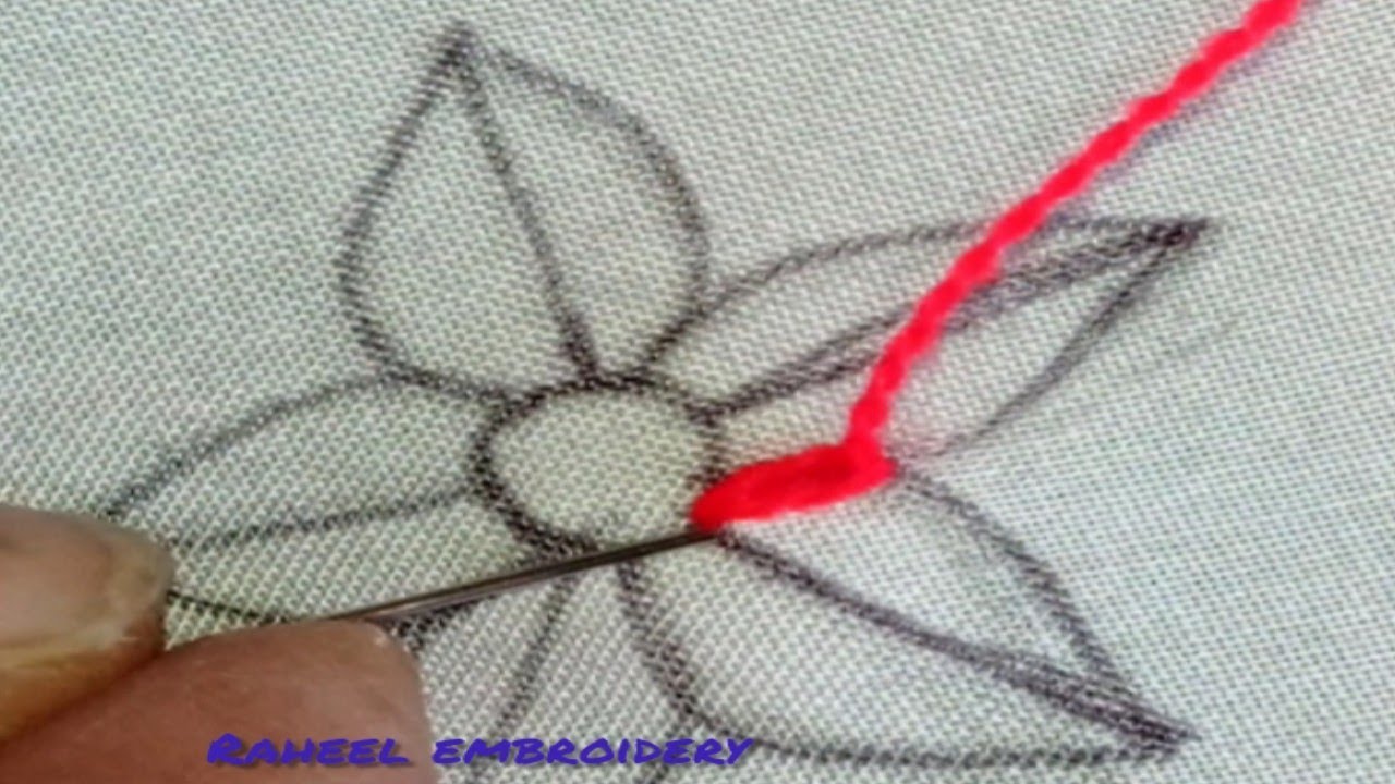 hand embroidery_magical embroidery flower_beautiful embroidery flower ...