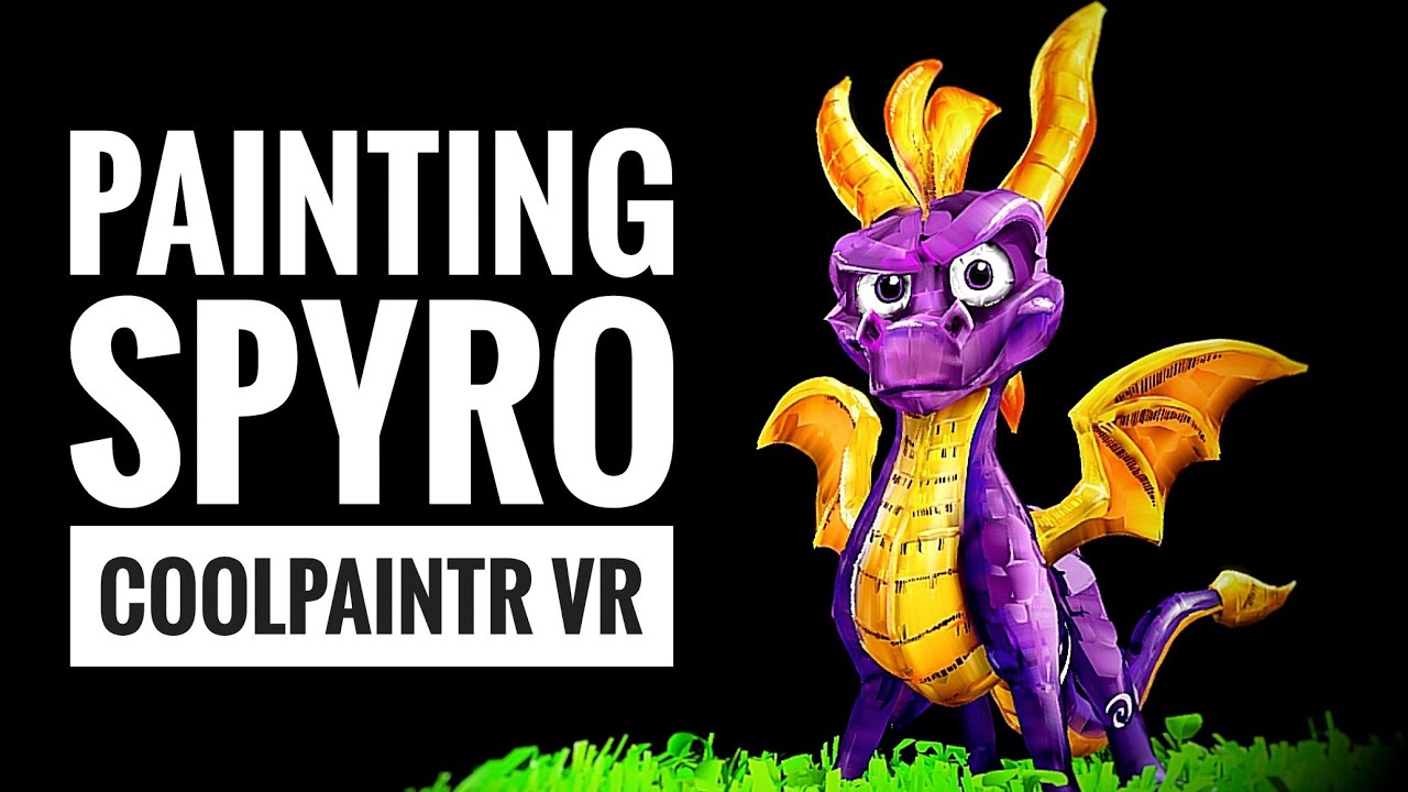 CoolPaintr VR - Painting Spyro (PSVR) - YouTube