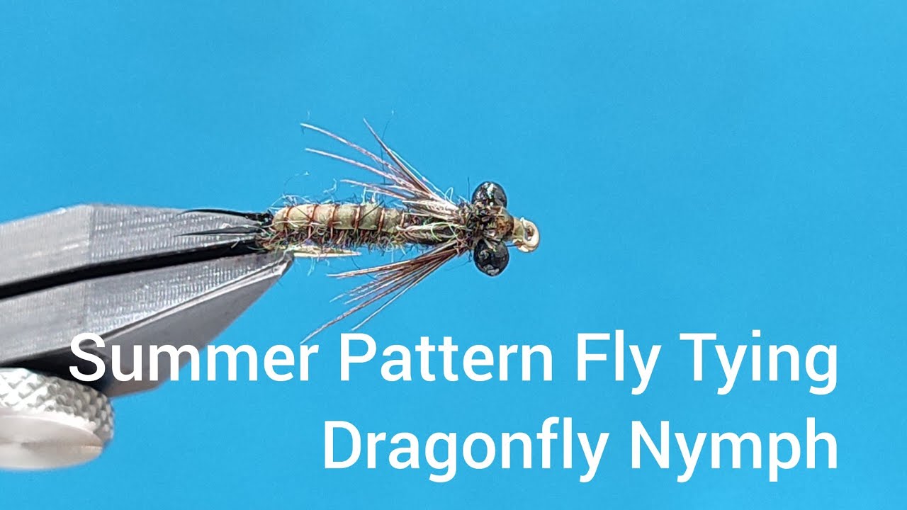 Summer Pattern Fly Tying - Dragonfly Nymph - YouTube