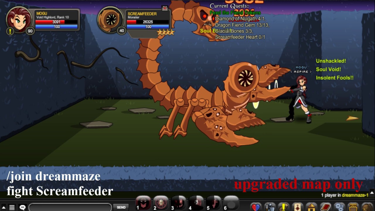 AQW Legendary Archfiend Class /join tercessuinotlim - YouTube