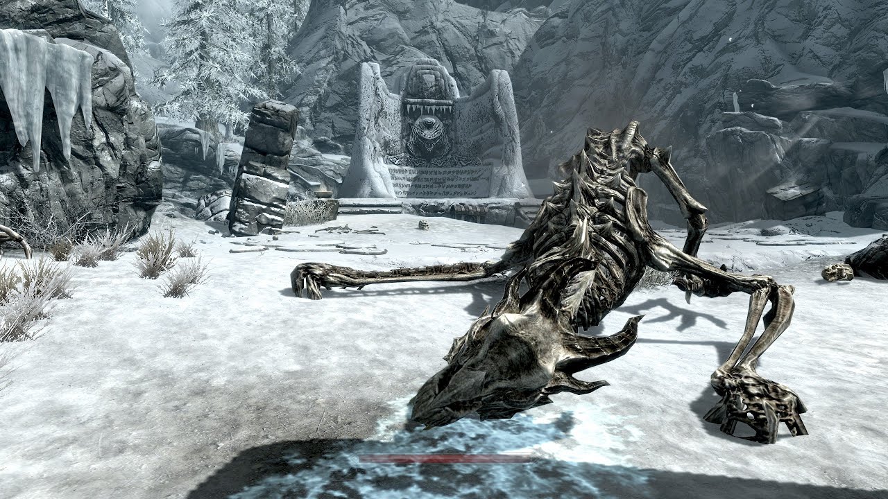 SKYRIM eps 261 A Dragon and Word Wall - YouTube