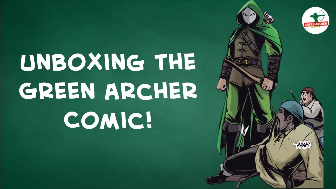 The Green Archer Comic Unboxing - YouTube