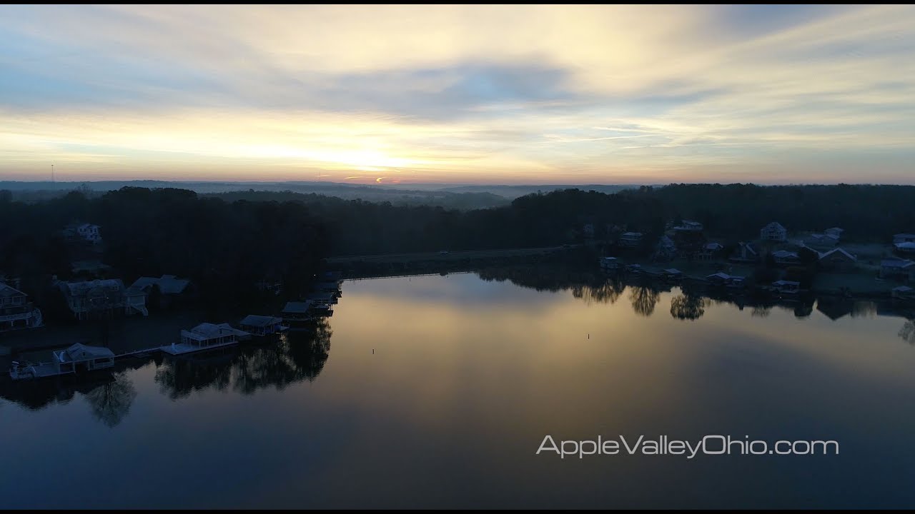 Apple Valley Lake November Sunrise and Lake Reflection - YouTube
