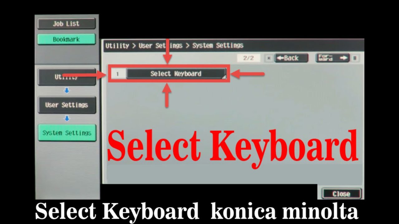 Select Keyboard konica minolta - YouTube