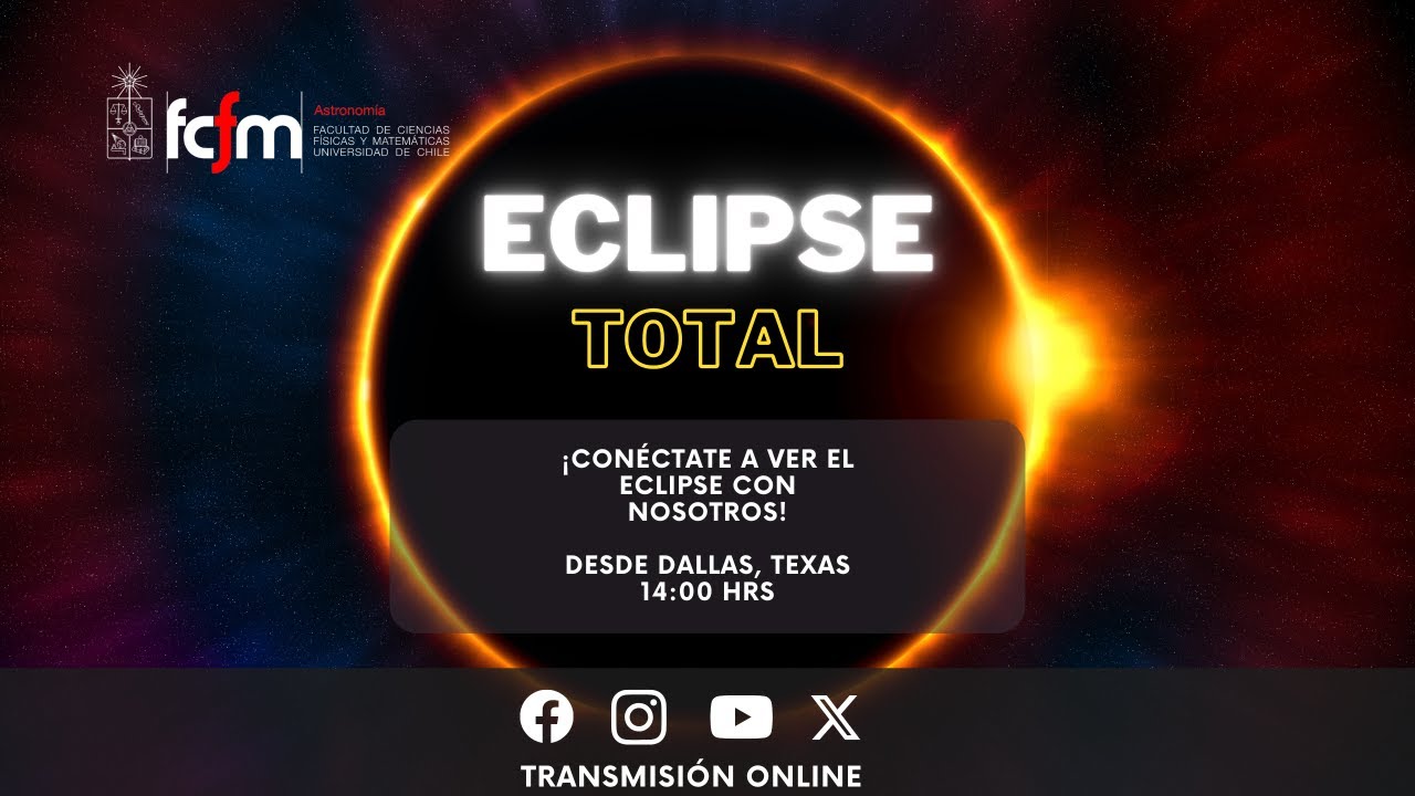 En Vivo! Live del Eclipse Total de Sol - YouTube