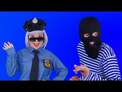 PoliceGirl Song 👮‍♂️🚓🚨 & PoliceMan Song | Kids Funny Songs