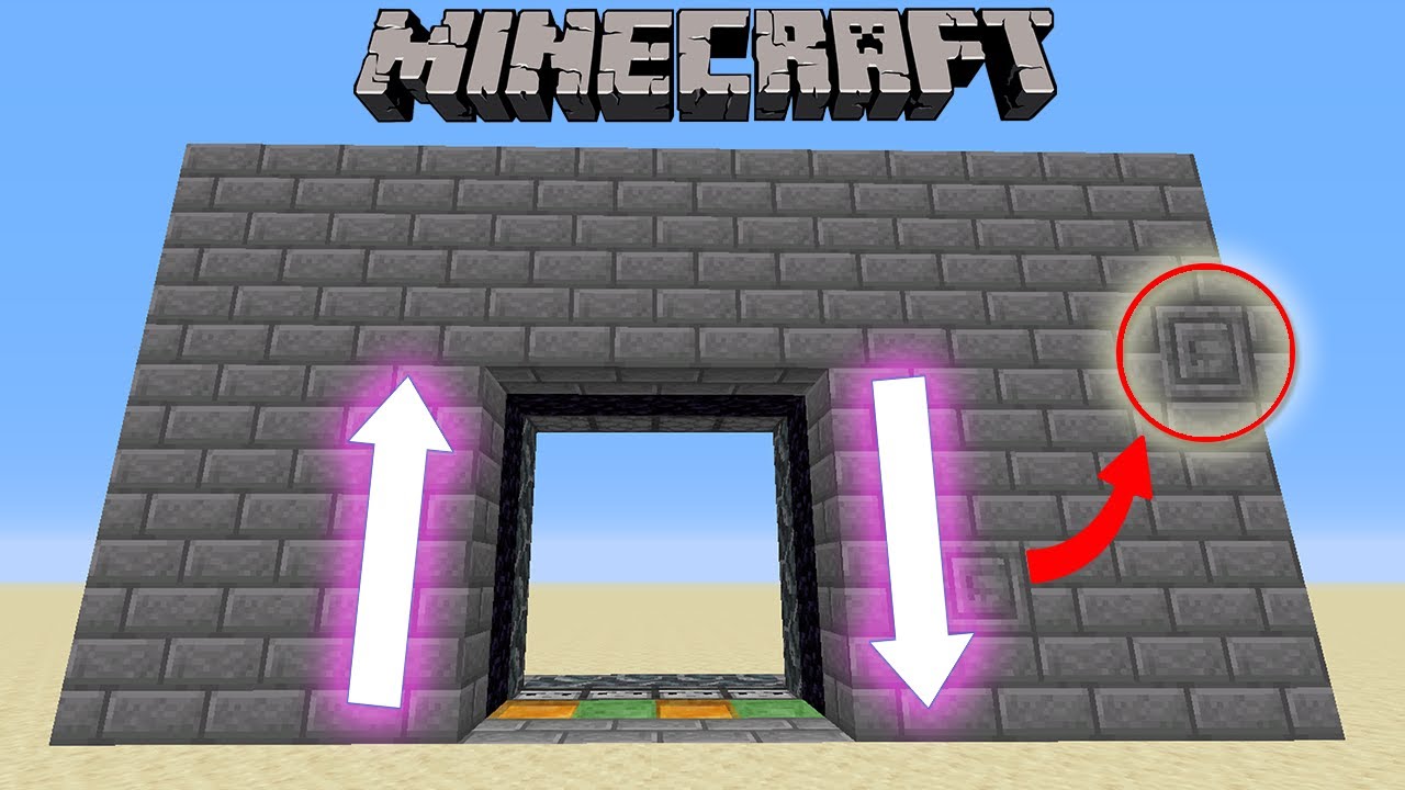 PORTA AUTOMÁTICA GIGANTE no Minecraft - YouTube