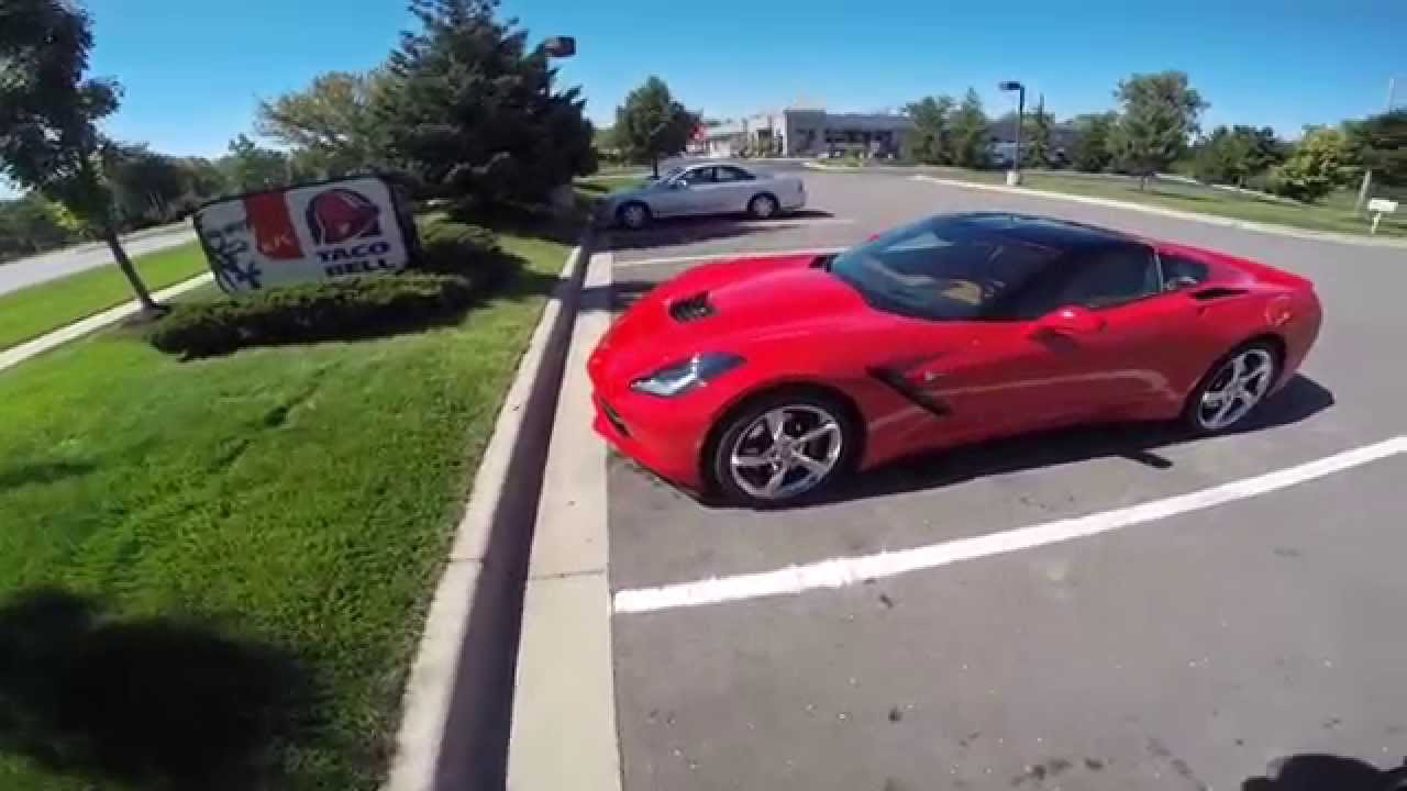 Hot rod CRASHES INTO TREES .2014 Corvette Stingray - YouTube