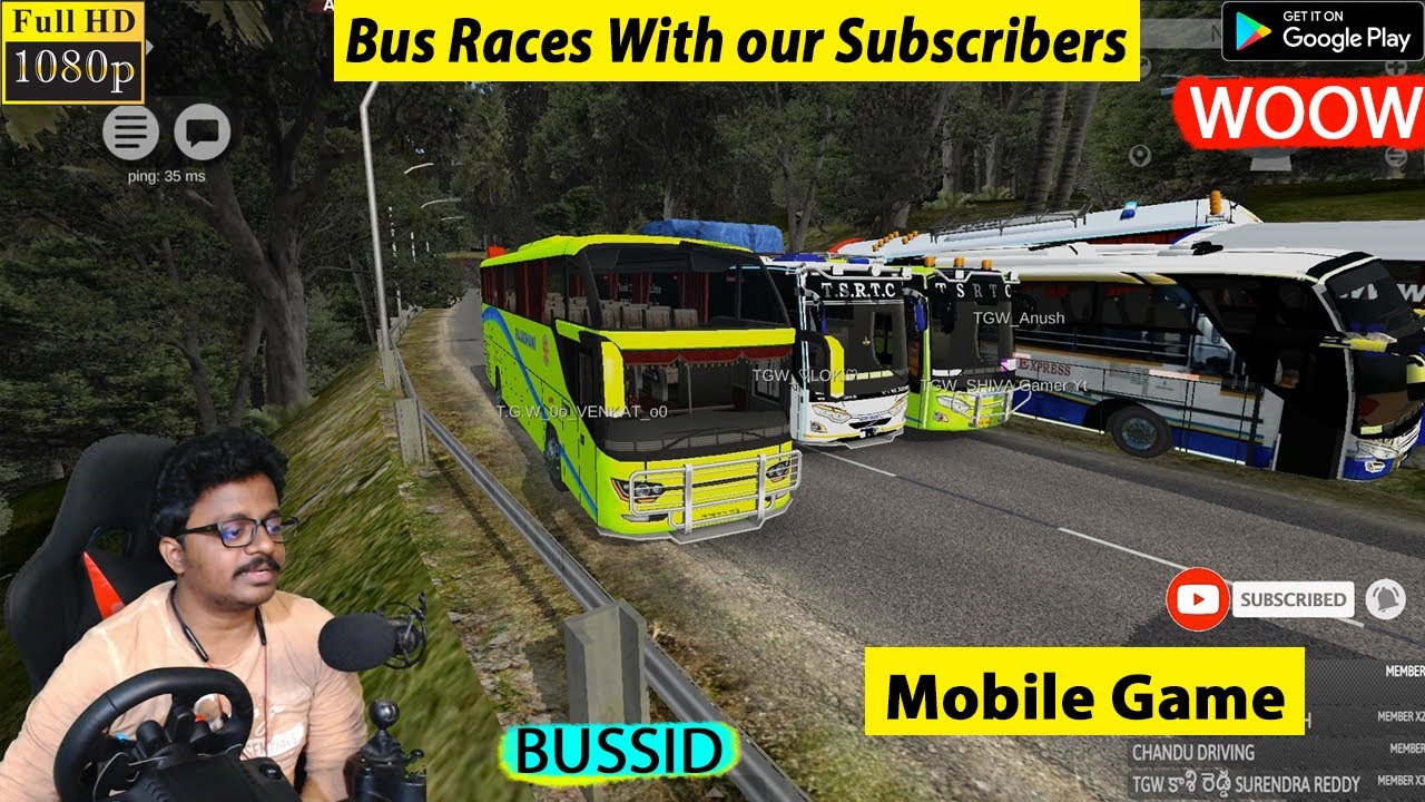 Mobile Bus Races Rajadhani Bus Race with our subscribers | Bus ...