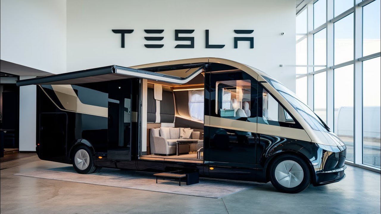 "2025 Tesla Motorhome: A Game-Changer in Luxury EV Camping - YouTube