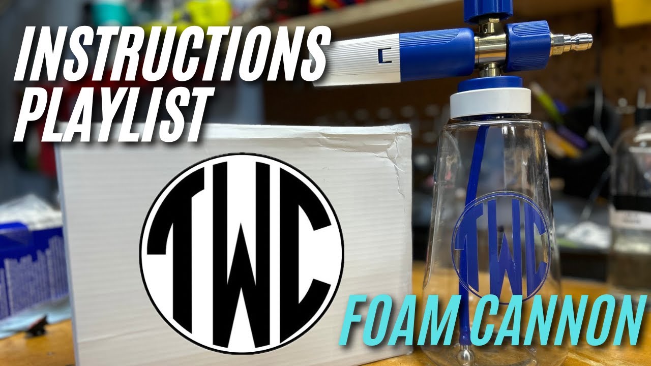 Foam Cannon Cleaning Procedure - How To Keep it Clean - ensure no clogs ...