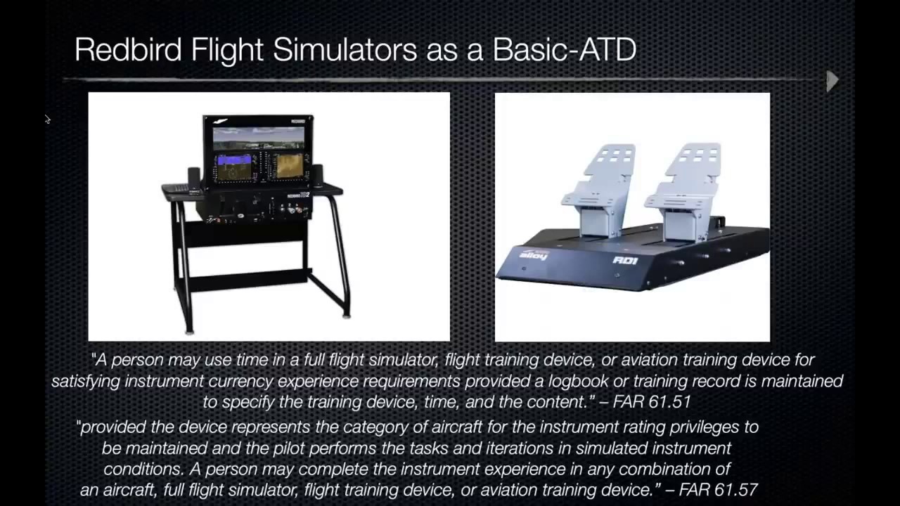 When you can log time with a flight simulator - Sporty's webinar ...