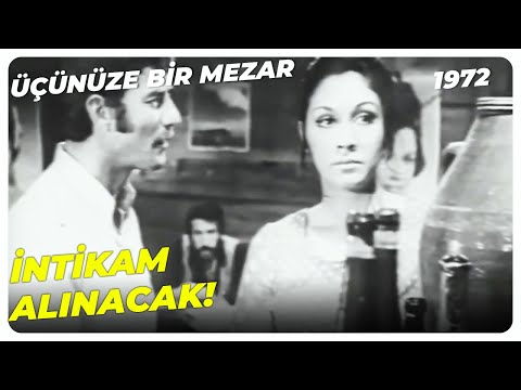 Üçünüze Bir Mezar - O Katillerin Yerini Söyle Bana | Erol Taş Sezer Güvenirgil | Yeşilçam Filmi