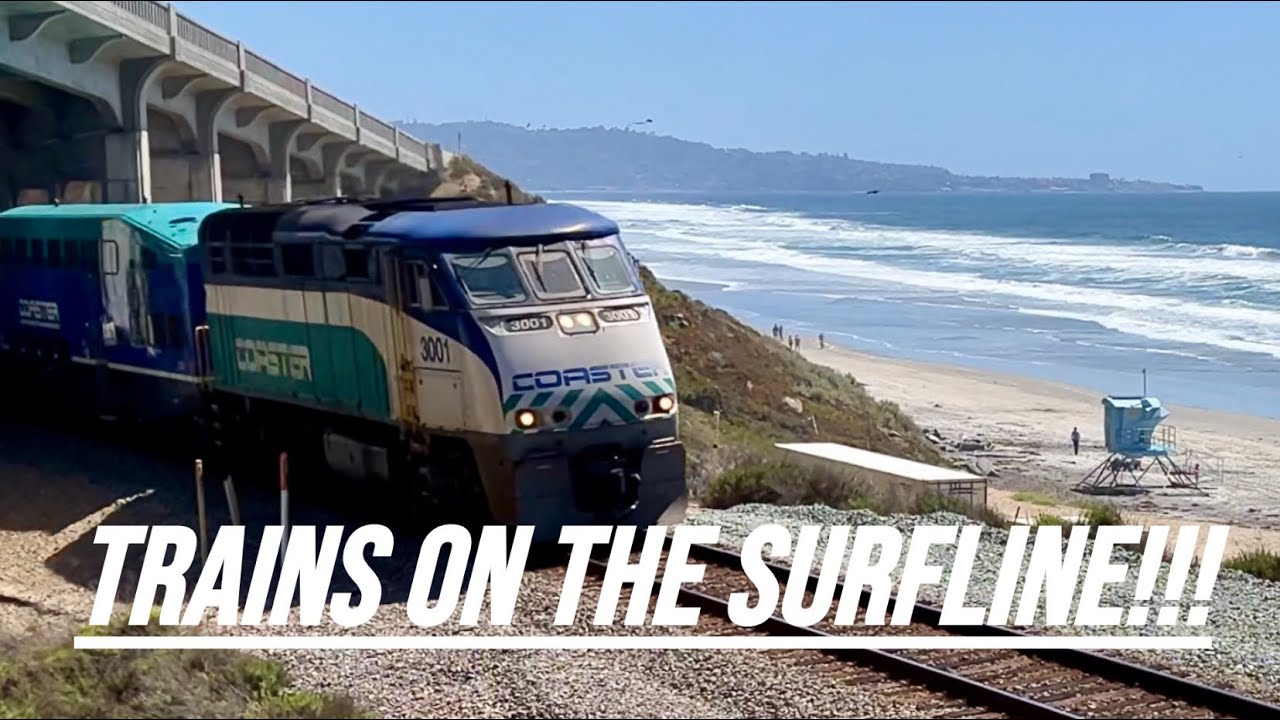 [HD] 20 Minutes of Trains On The Surfline!! (2022) - YouTube